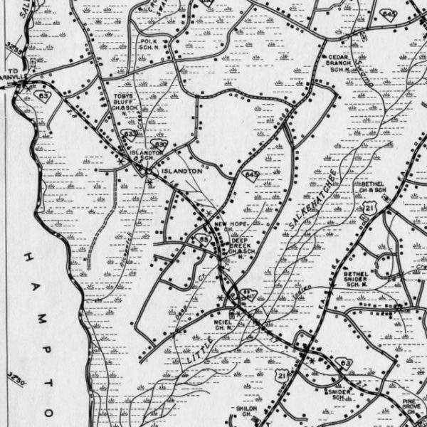 SECTION #4 - SCDOT MAP - Colleton County