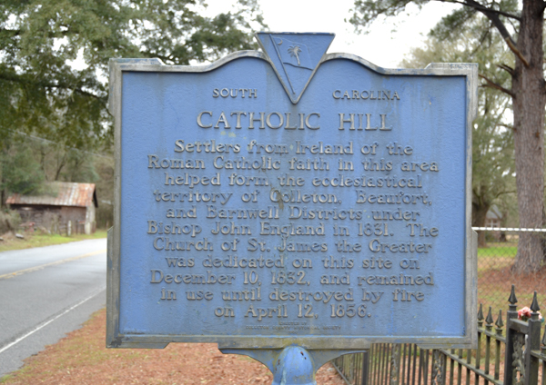 Saint James Catholic Church at Catholic Hill - Colleton County, S.C ...