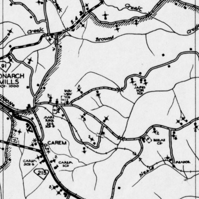 UNION COUNTY - Old SCDOT MAPS - Union County