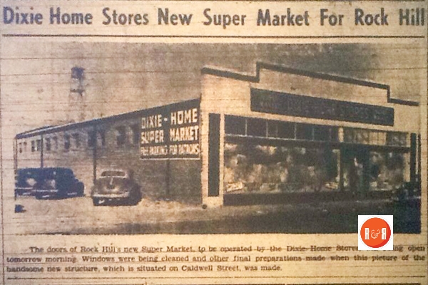 121 Caldwell Street - Dixie Home Store in Rock Hill, S.C. - York County